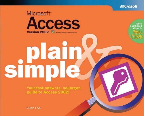Microsoft Access Version 2002 Plain and Simple (Cpg-Other): Amazon.co ...