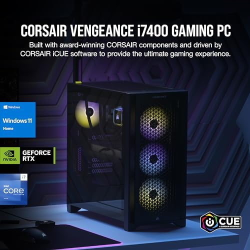 Corsair Vengeance i7400 Series Gaming PC - Liquid Cooled Intel® Core ...