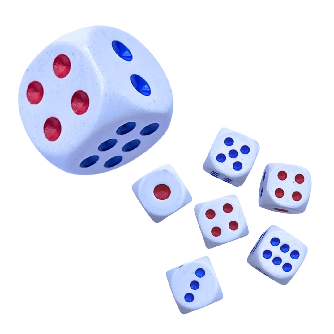 Dados Personalizados 6 Lados Kit 6 Peças : Amazon.com.br: Brinquedos e ...