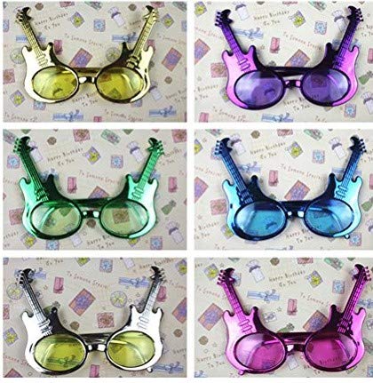 Buy Evisha Colourful Guitar Goggles/Eye mask/Party Mask Party Prop ...