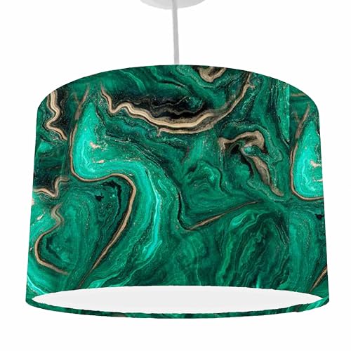 Emerald Green Drum Lampshade, Choice of 20cm 25cm 30cm 35cm Diameter ...