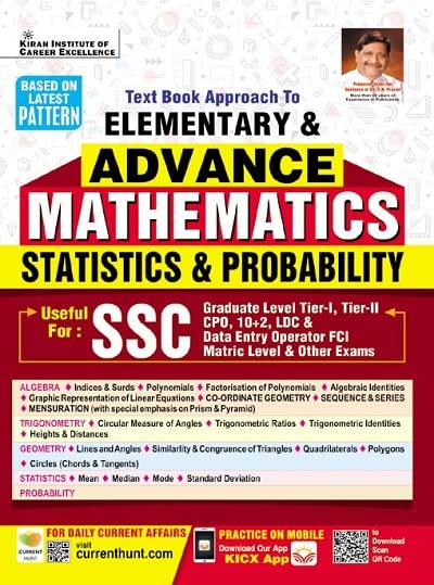 Text Book of SSC Elementary and Advanced Mathematics Statistics and ...
