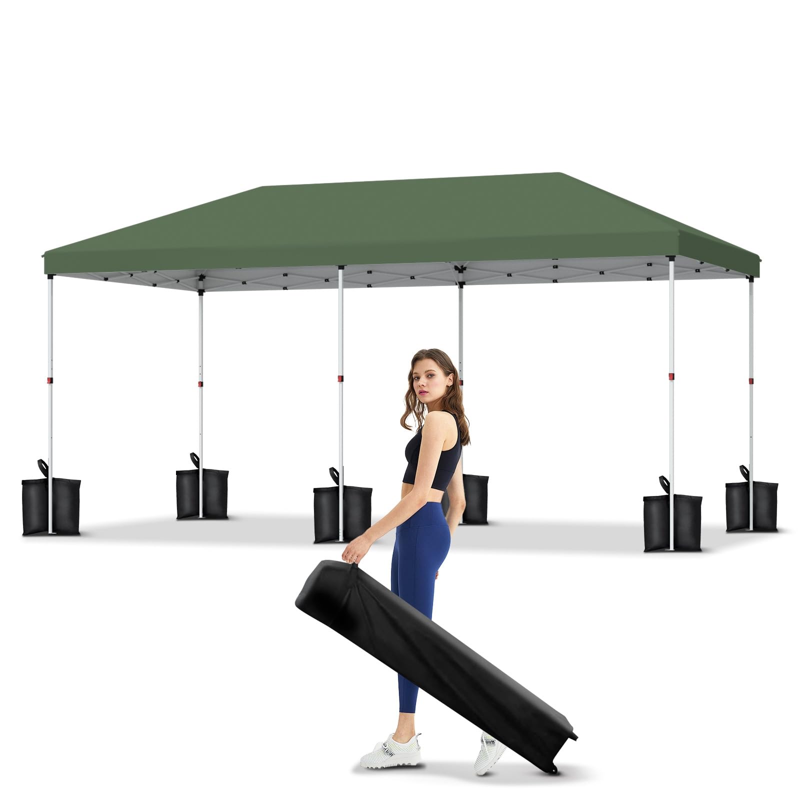Snapklik.com : GarveeLife 10x20 Pop Up Canopy - Easy Up Camping Tent
