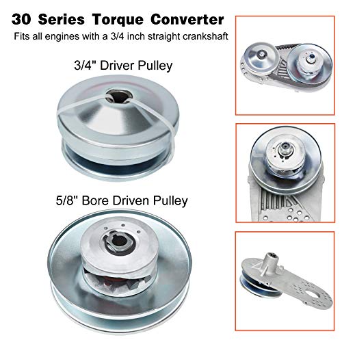 Snapklik.com : BLACKHORSE-RACING Go Kart Torque Converter For Predator ...