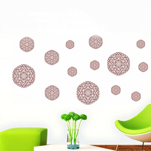 Decals Design 'Creative in Circle' Wall Sticker (PVC Vinyl, 50 cm x 70 ...
