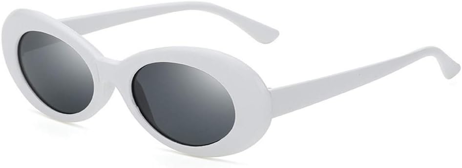 KRISMYA Clout Goggles Oval Mod Retro Vintage Sunglasses Round Lens ...