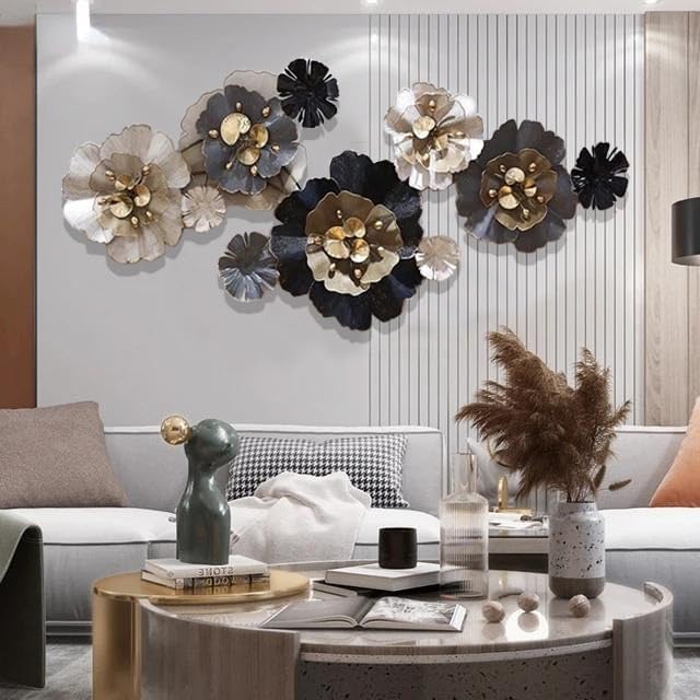 ARCADIA Metal Wall Art for Home Décor- Elegant Design Decorative ...