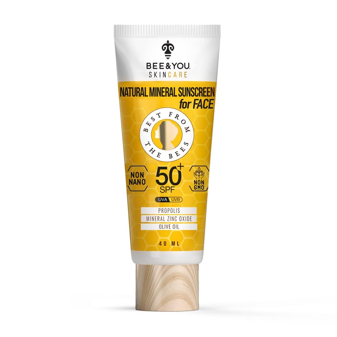 Amazon.com: Bee and You SPF 50 Facial Sunscreen, UV Protection, Clear ...
