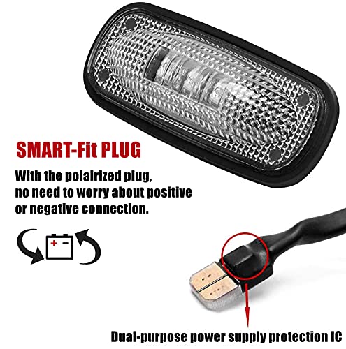 Snapklik.com : BASIKER 3-LED Side Marker Lights For 2010-2017 Dodge Ram ...