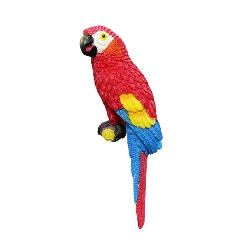 Amazon.com: Red Parrot Fridge Magnet, Cute Animal Refrigerator Magnet ...