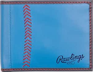 Amazon.com: Rawlings "Pop Baseball Stitch Bi-Fold Leather Wallet ...