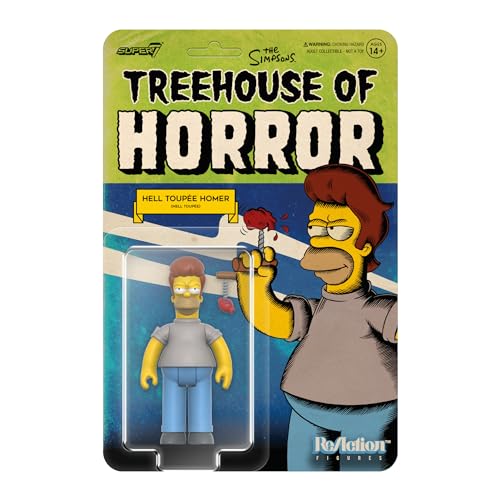 Snapklik.com : Super7 The Simpsons Treehouse Of Horror Hell Toupee Homer