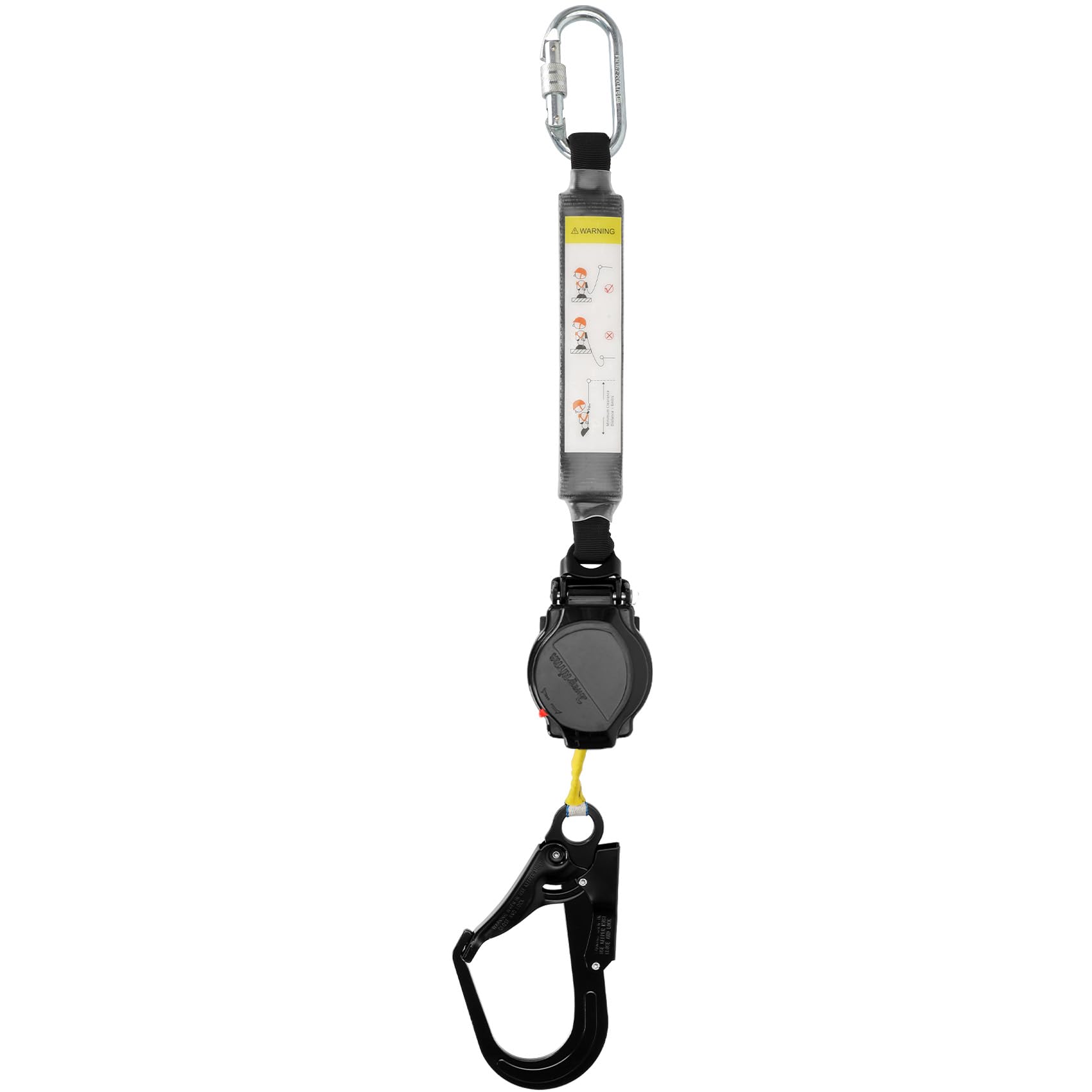 Snapklik.com : Self Retracting Lifeline 6ft, Retractable Lanyard Fall ...