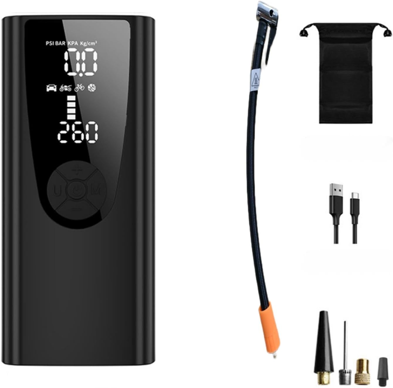 Amazon.com: Portable Mini Tire Inflator Air Compressor, Electric Air ...