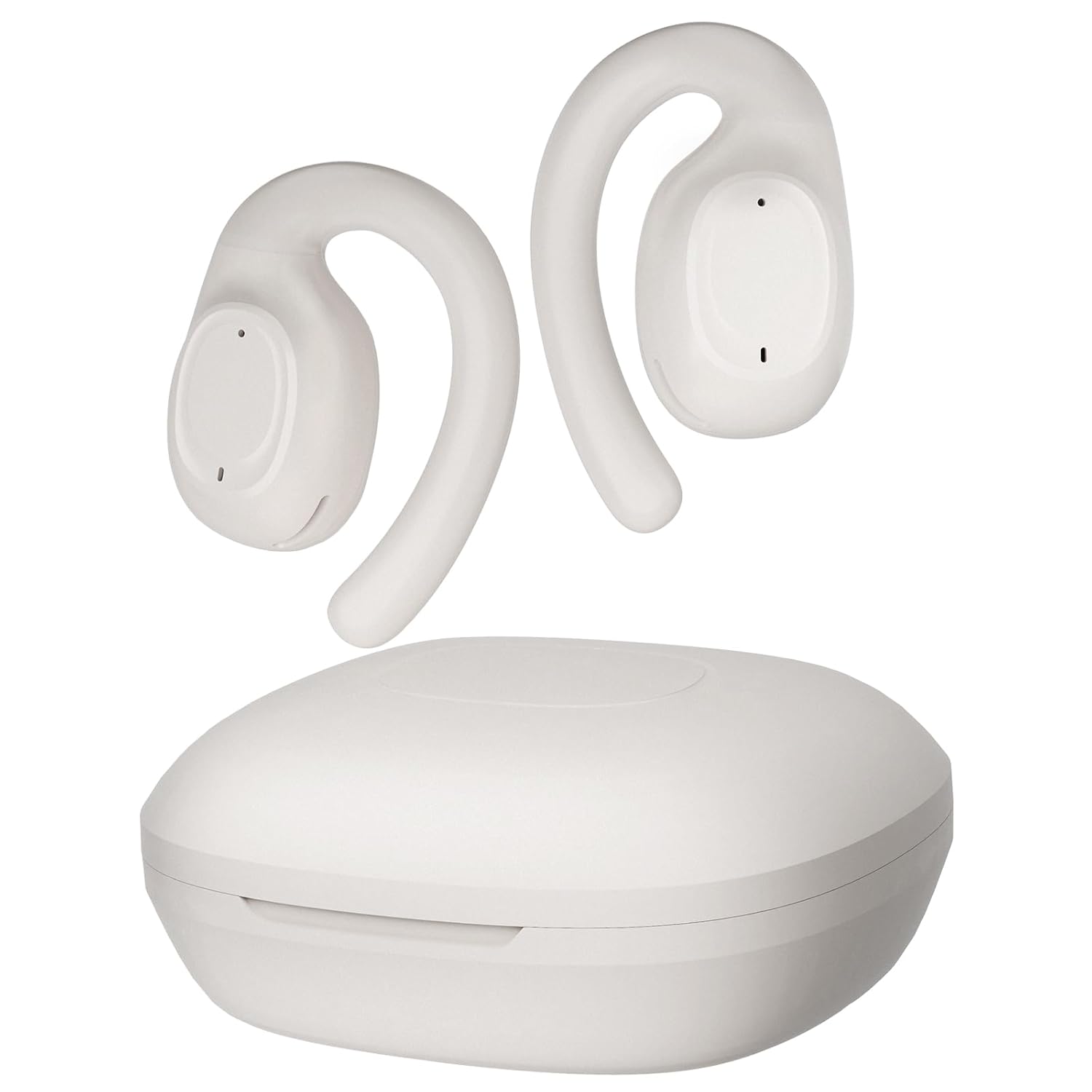 HIFI WALKER Open Ear Headphones with Microphone, Wireless Earbuds 28H ...