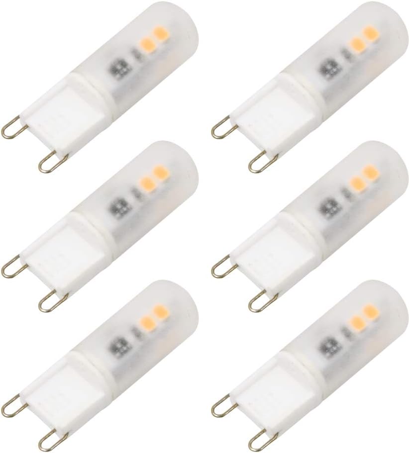 Bonlux 2W G9 LED Capsule Light Bulb Warm White 3000K 18W-20W Halogen G9 ...
