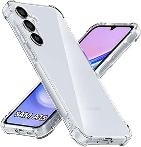USTIYA Funda para Samsung Galaxy A15 4G/5G 6.5 Pulgadas Case Uso Rudo Bumper Shock-Absorción TPU ...
