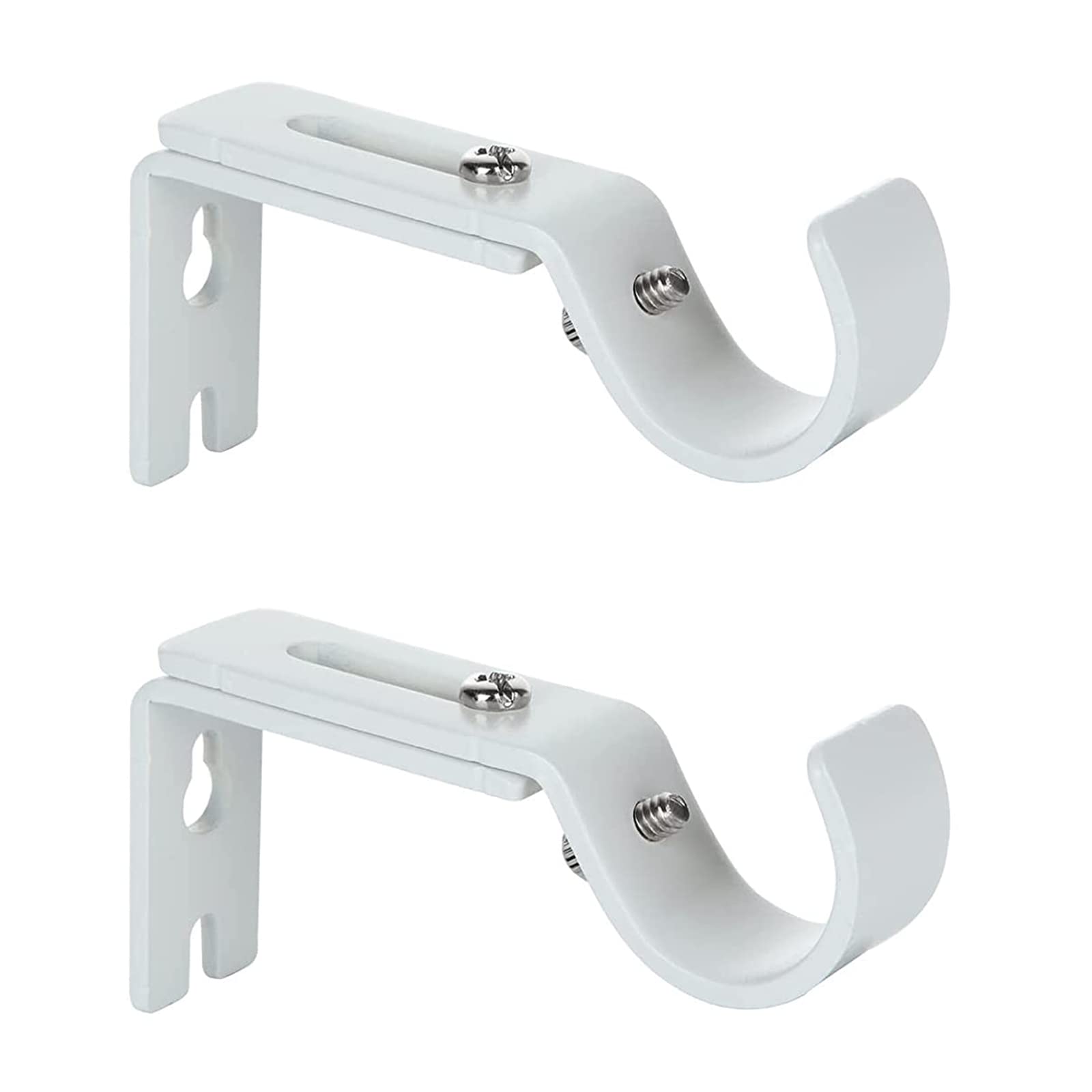 Amazon.com: Kowibcl 2PCS Adjustable Curtain Rod Brackets,Fits up to 7/8 ...