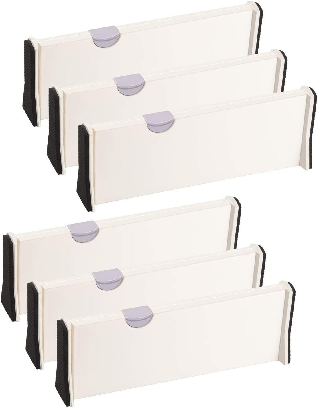 Amazon.com: 6 Pack 11-17 Inch Adjustable Drawer Organizers, Expandable ...