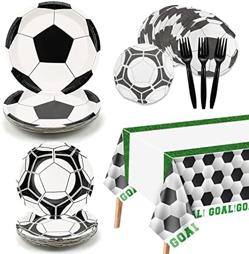 Amazon.com: PIXHOTUL 81 Pcs Soccer Party Decorations - Soccer Birthday ...
