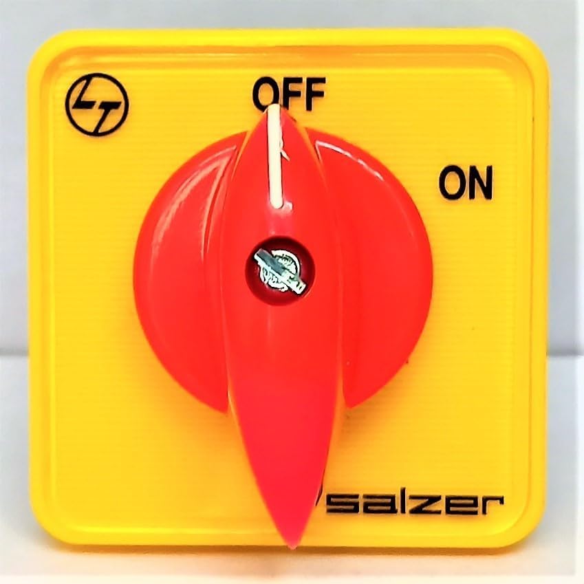 Salzer(L&T) 61001 6A 1Pole ON-OFF S6 6A Cam Operated Rotary Switch ...