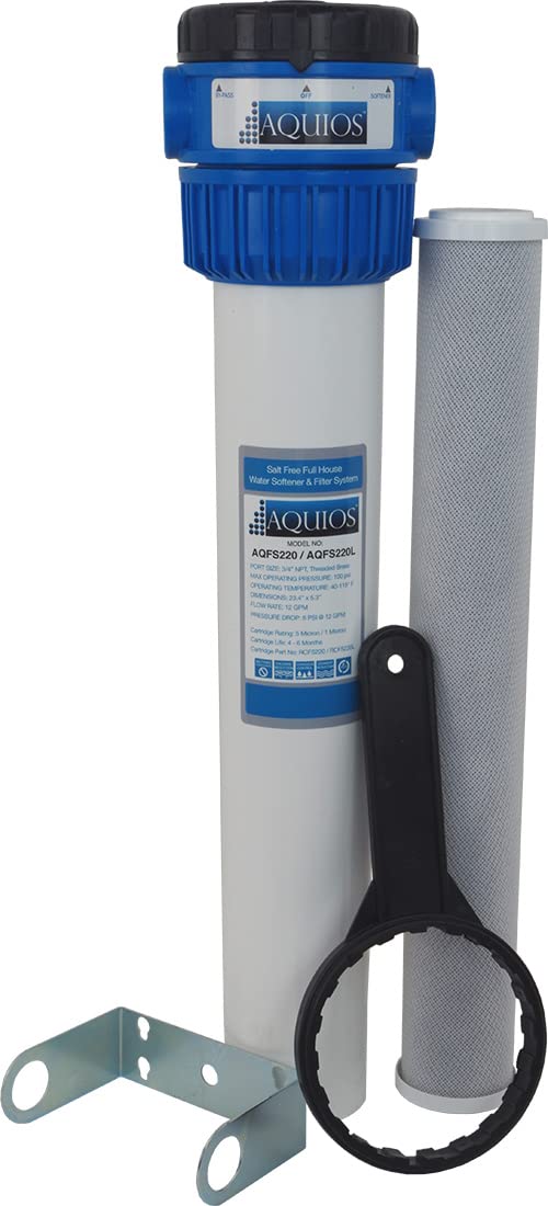 Buy AQUIOSAQFS220 Whole House Salt Free Water Softener and Filter ...