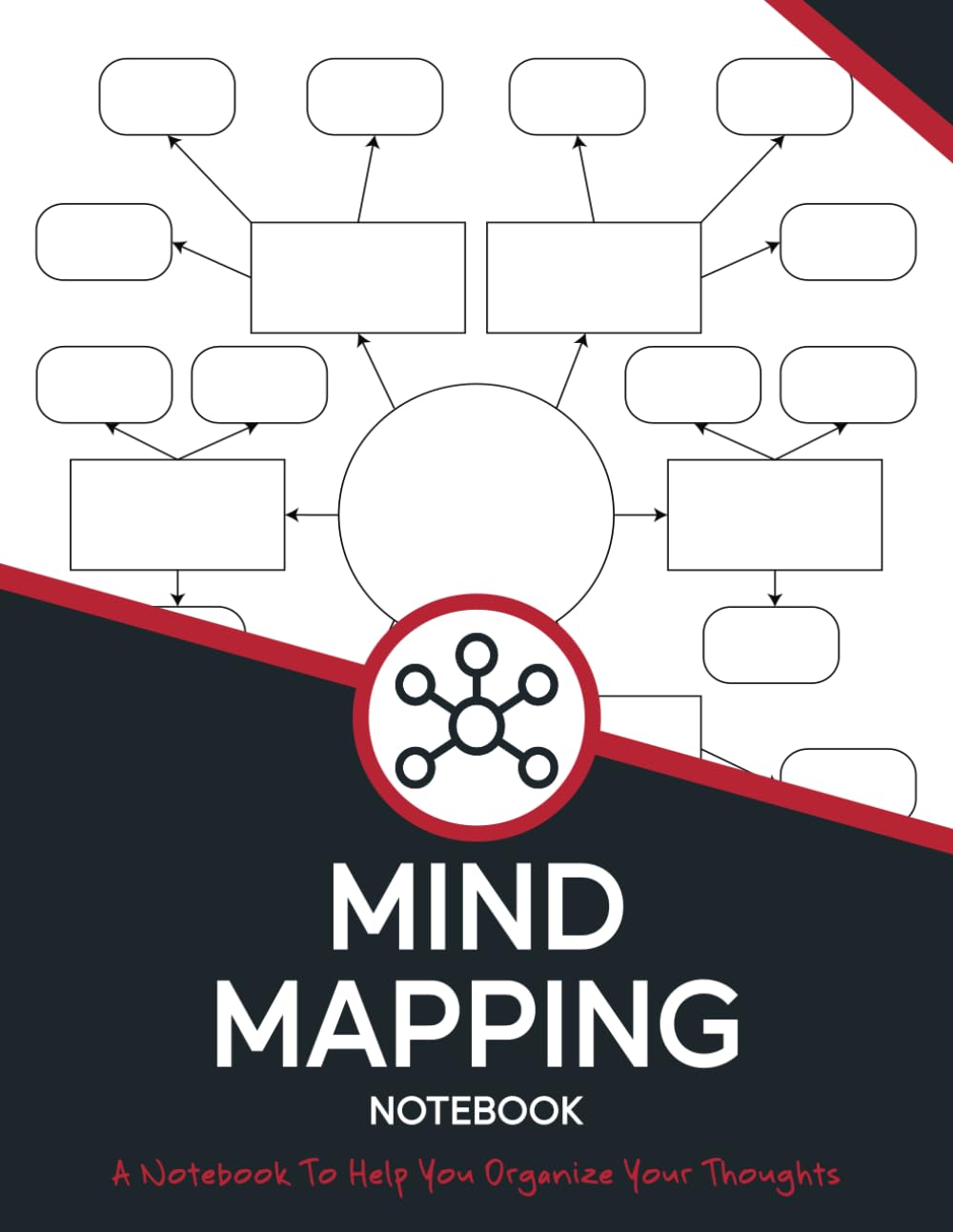 Mind Mapping Notebook: Blank Mind Map Templates For Organizing Thoughts ...