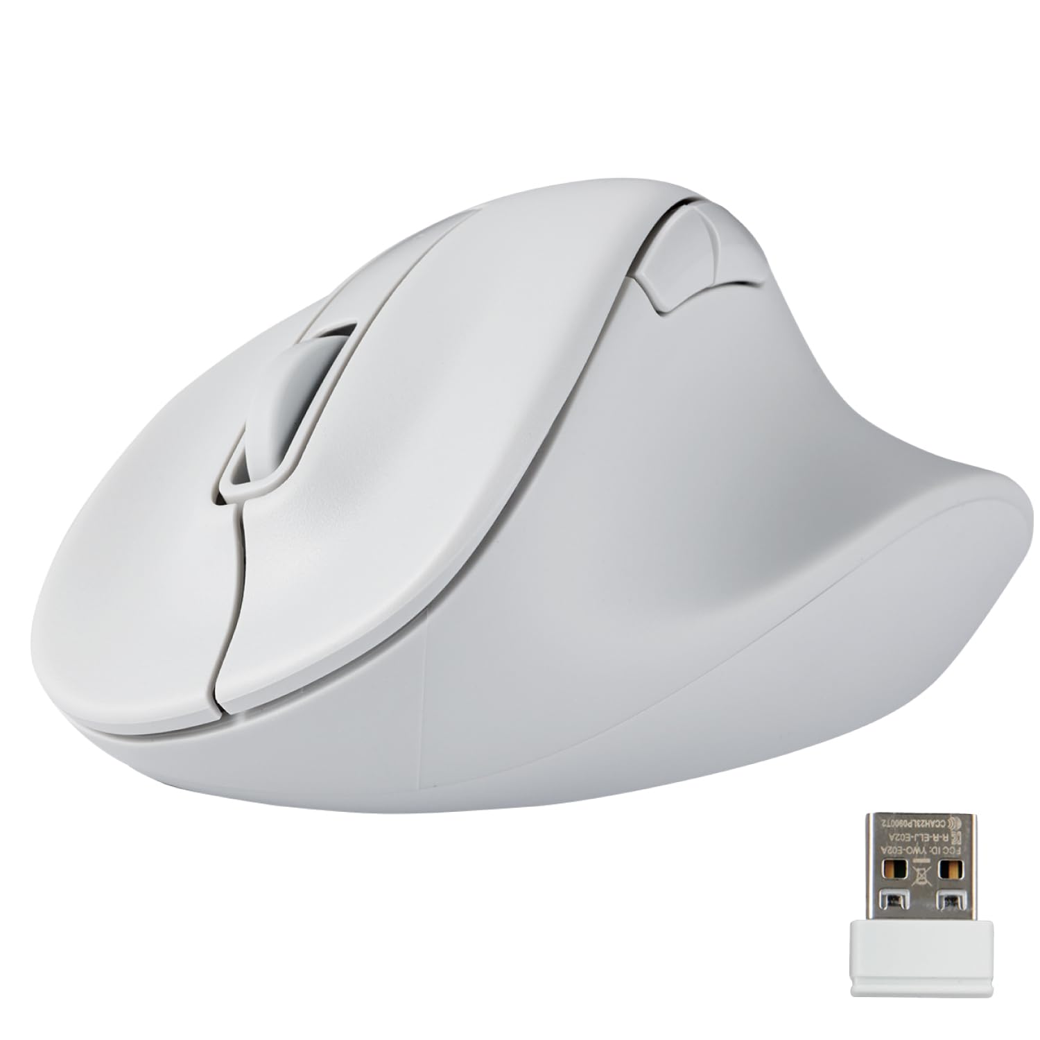 Amazon.com: ELECOM Wireless Ergonomic Shape Mouse, 2.4GHz with Mini USB ...
