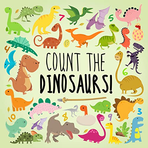 Amazon.com: Count the Dinosaurs!: A Fun Picture Puzzle Book for 2-5 ...