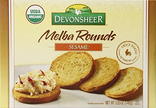Amazon.com : Devonsheer Sesame Melba Rounds, 5.25-Ounce Boxes (Pack of ...