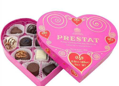 Amazon.com: Prestat Artisan Truffles Heart Box : Grocery & Gourmet Food