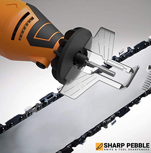 Snapklik.com : Sharp Pebble Electric Chainsaw Sharpener Kit - Comes