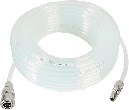 Amazon | TKY エアーホース コンプレッサー ワンタッチソケット カプラー付 自動車修理 空気圧 タイヤ 工業 (10m) | ホース