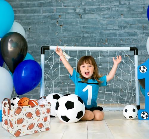 Snapklik.com : HIYAGON Rectangular Football Easter Basket Easter Gift ...