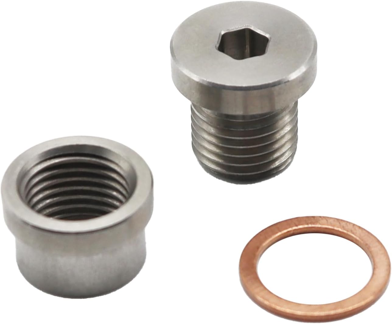 Amazon.com: Shtuomoland 12mm Transmission Drain Plug Kit Steel Bung ...