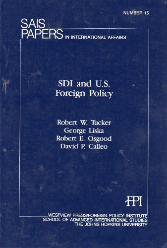 Amazon.com: Sdi and U.S. Foreign Policy (SAIS Papers in International ...