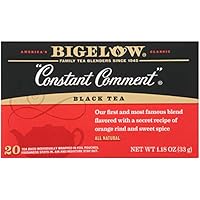 Amazon.com : Bigelow Constant Comment Tea Bags, 20 ct : Grocery ...