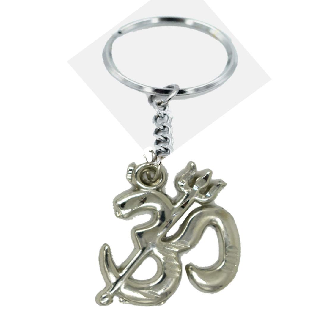 Buy AFH Lord Shiva Om Trishul Metal Key Chain Gifting Online at ...