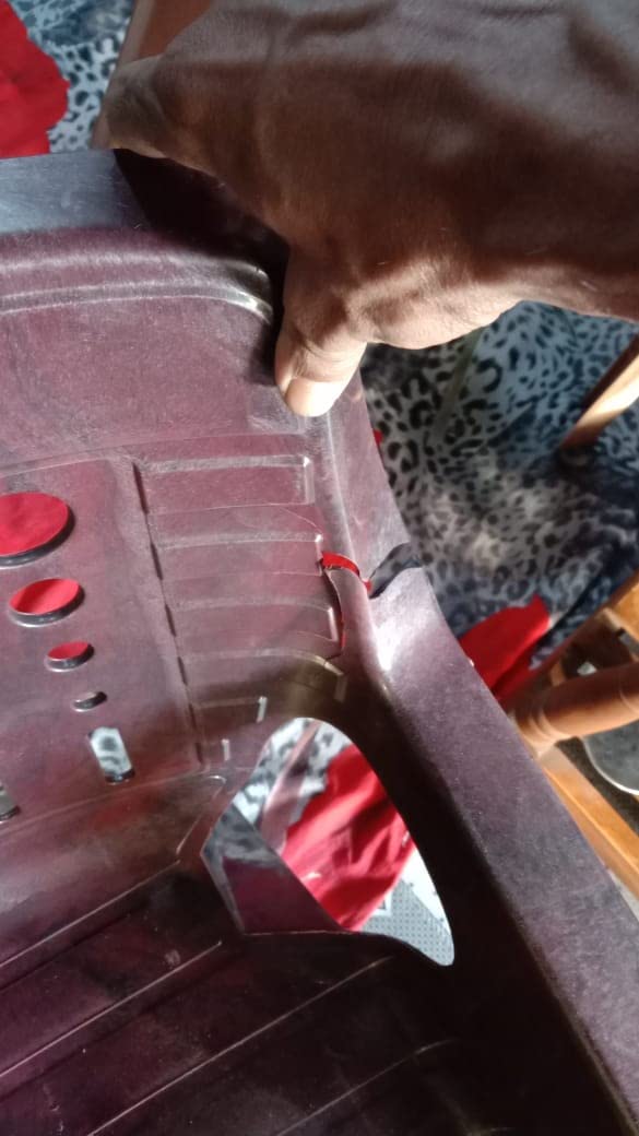 CHETAN PLAST Premium Plastic Ola Chair Rosewood | Set of 2| Matt and ...