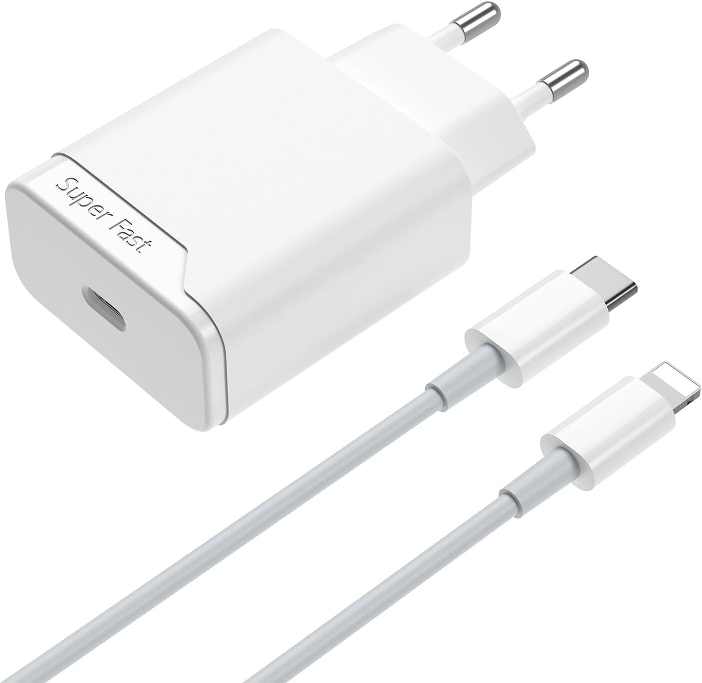 Chargeur Rapide Compatible avec iPhone 11 12 13 14 Pro Max/Plus/Mini SE ...