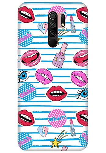 Girly Makeup Love Printed Back Cover Phone Case for Poco M2 Back Cover ...