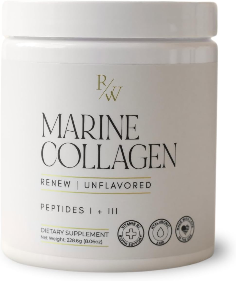 Amazon.com: Haroutine Advanced Marine Collagen Powder Plus Liposomal Vitamin C, Hyaluronic Acid ...