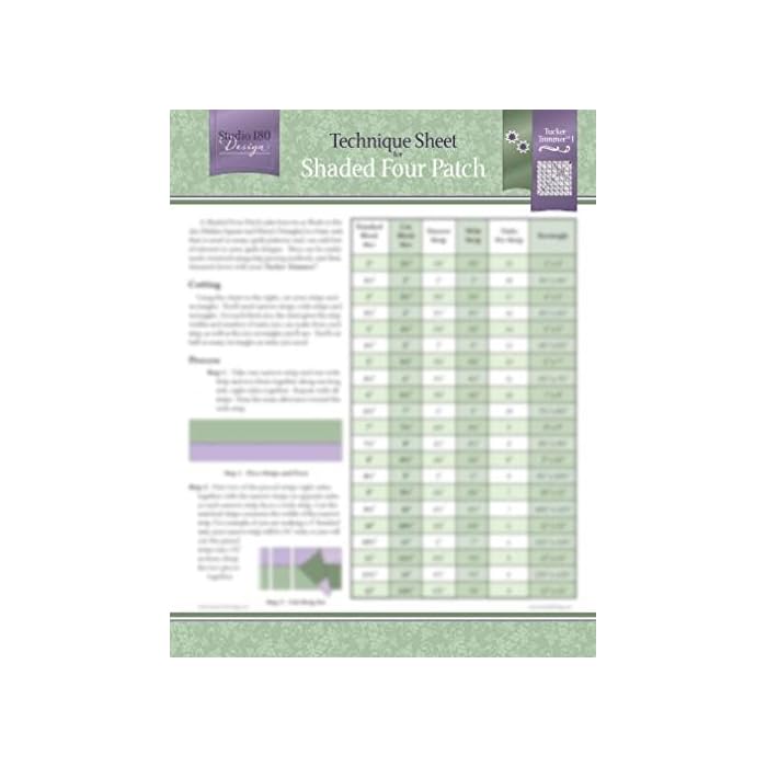 Buy Studio 180 Design Technique Sheet - for Shaded Four Patch Quilt ...