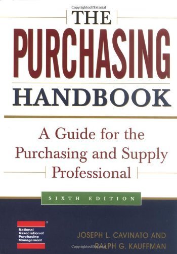 Amazon.com: The Purchasing Handbook: A Guide for the Purchasing and ...