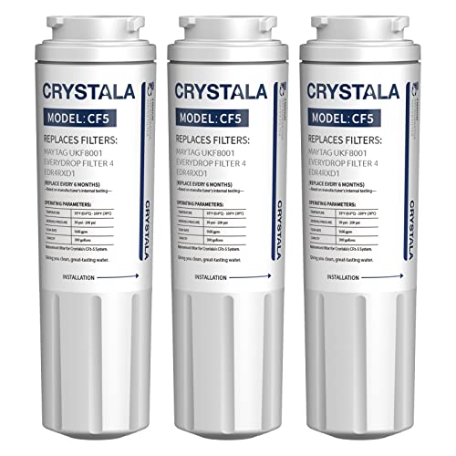 Amazon.com: Crystala Filters UKF8001 Water Filter Compatible with ...