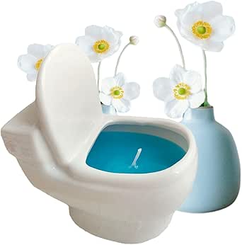 Amazon.com: Generic Candle Toilet Design,Funny Toilet Scented Candles ...