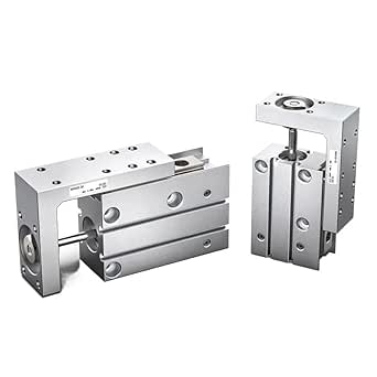 Rail Cylinder Precision Pneumatic Air Linear Side Rail Guide Rod ...