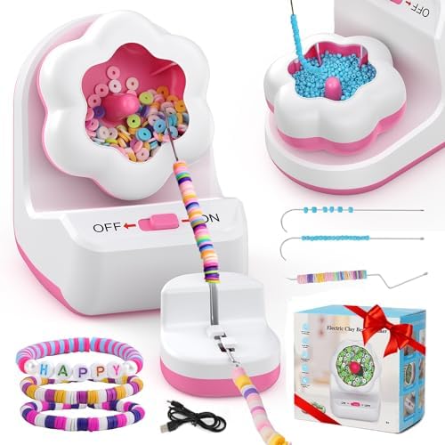Amazon.com: Electric Bead Spinner, 2-in-1 Clay Bead Spinner - Seed Bead ...