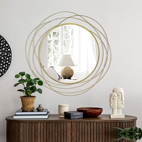 Amazon.com: HQiJun Wall Mirror Mirrors Round Decorative Circle Decor ...