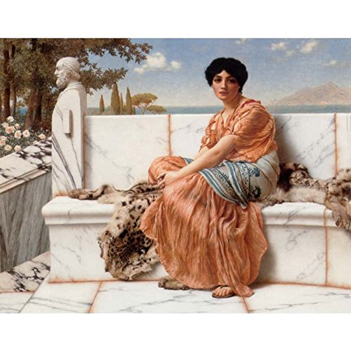 Art Panel - Godward - in The Days of Sappho : Amazon.in: Home & Kitchen